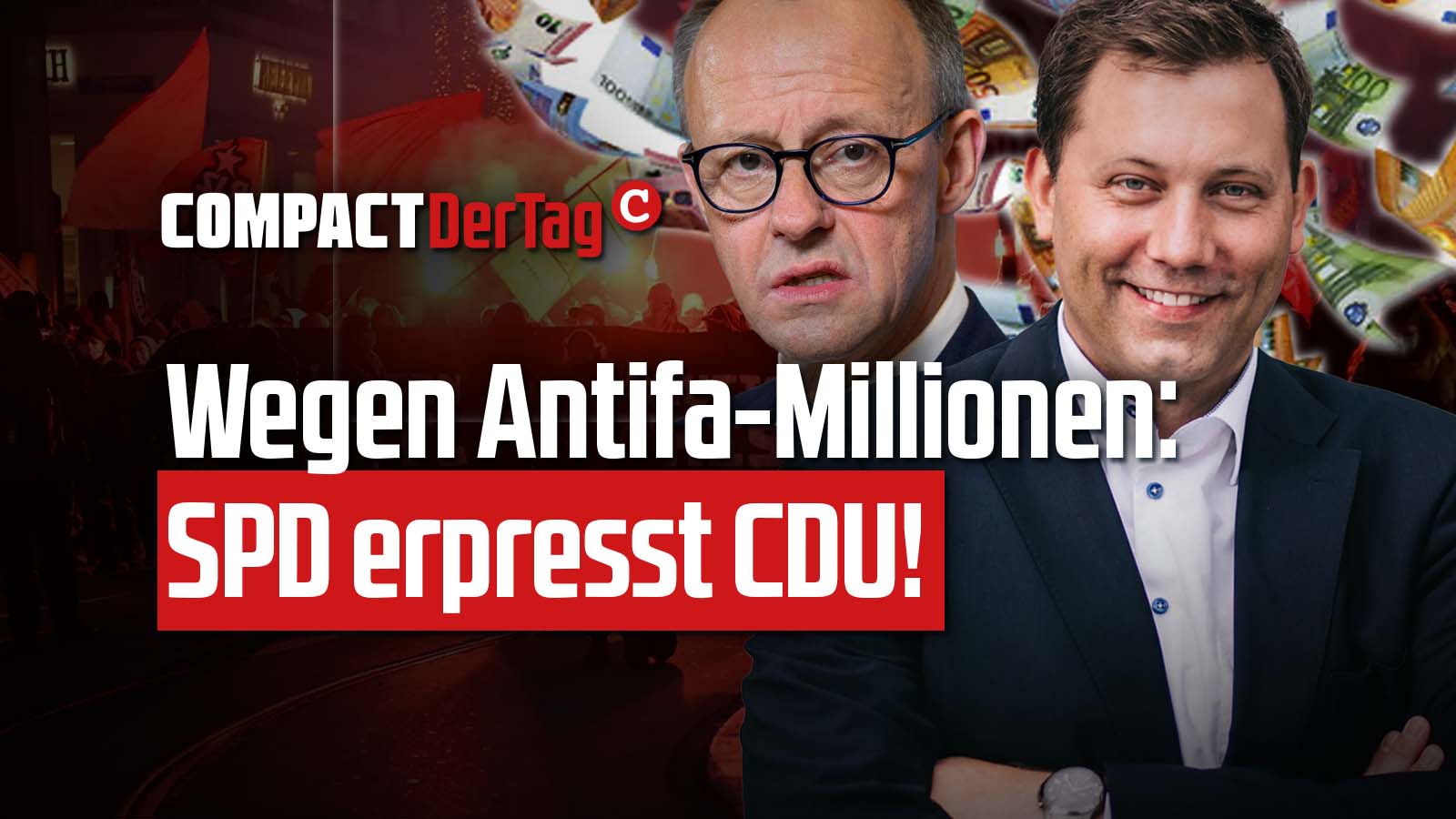 Wegen Antifa-Millionen: SPD erpresst CDU! - COMPACT